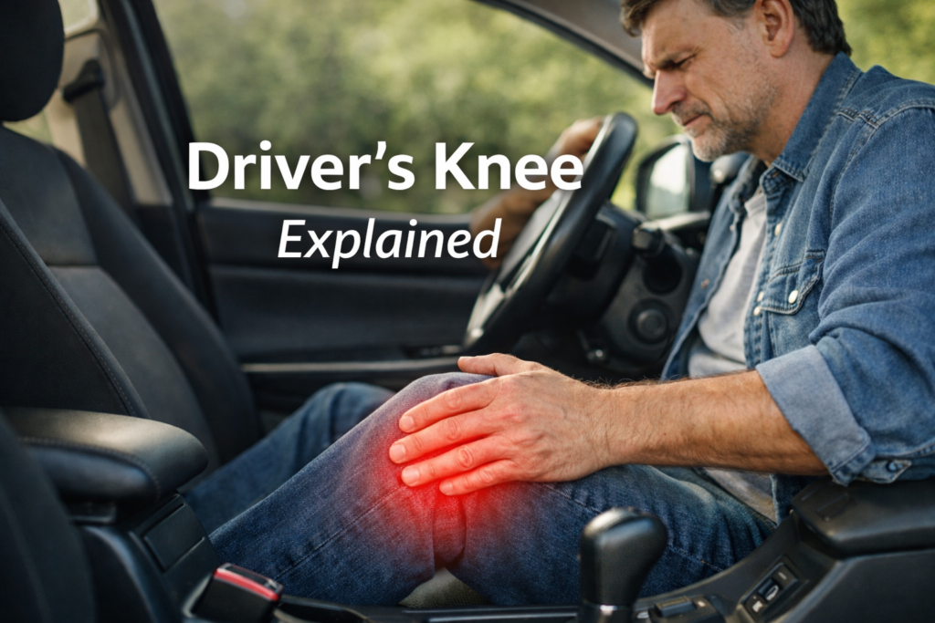 Driver’s Knee: How Long-Hour Driving Damages Knee Tendons